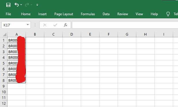 Figure 2 : Paste the copied value to a new Excel file. (Click the above ...